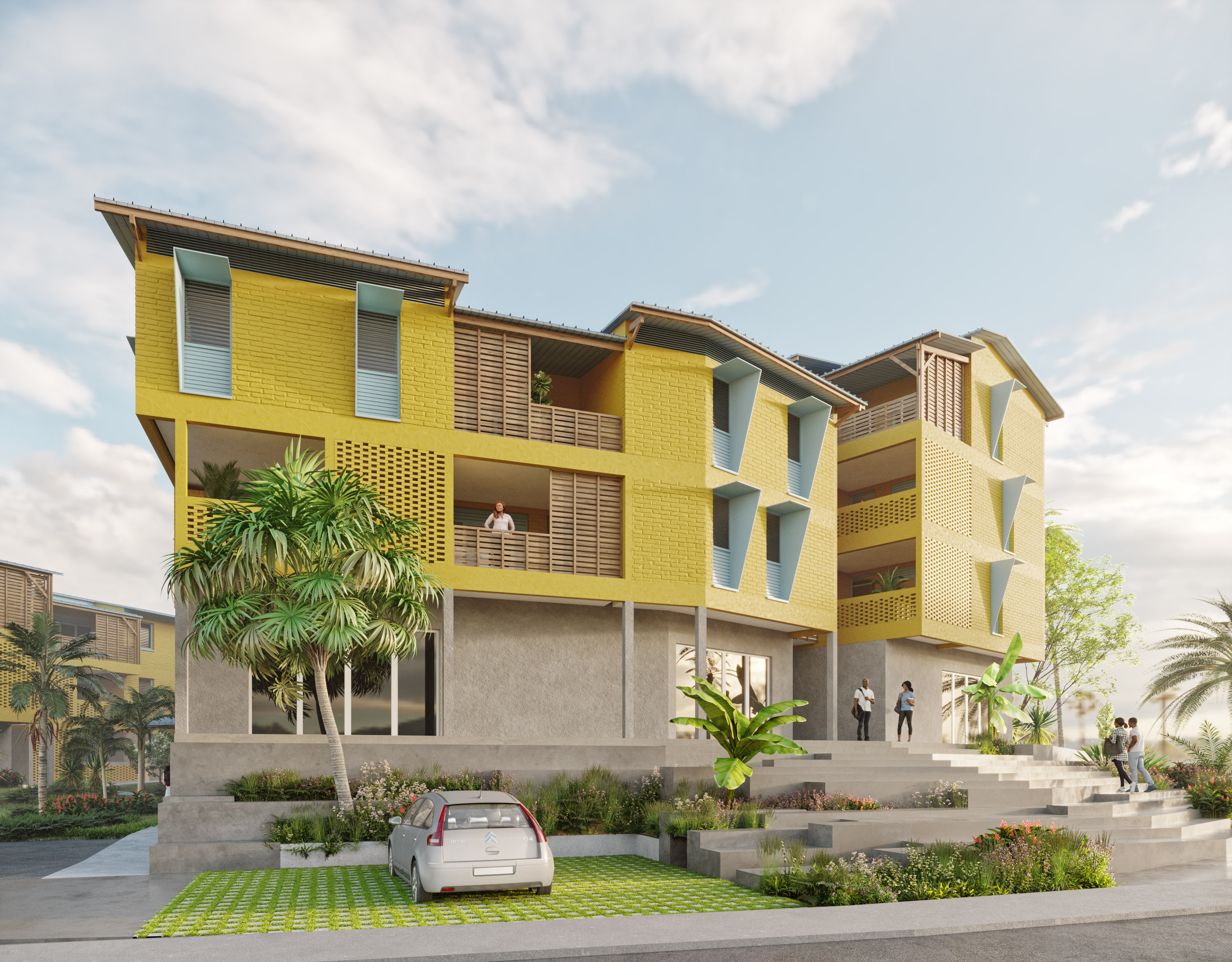 Les tulipiers ⋆ Architecture Logement ⋆ GRZ Architecture